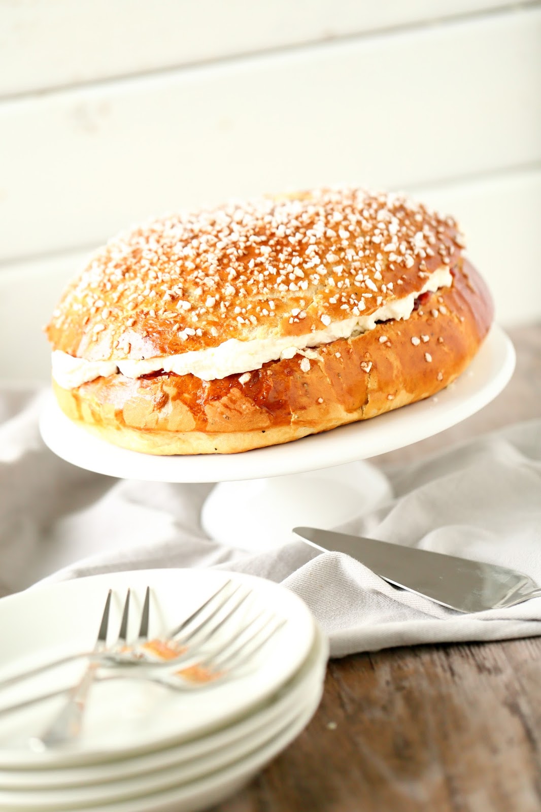 Jättimäinen laskiaispulla - Suklaapossu