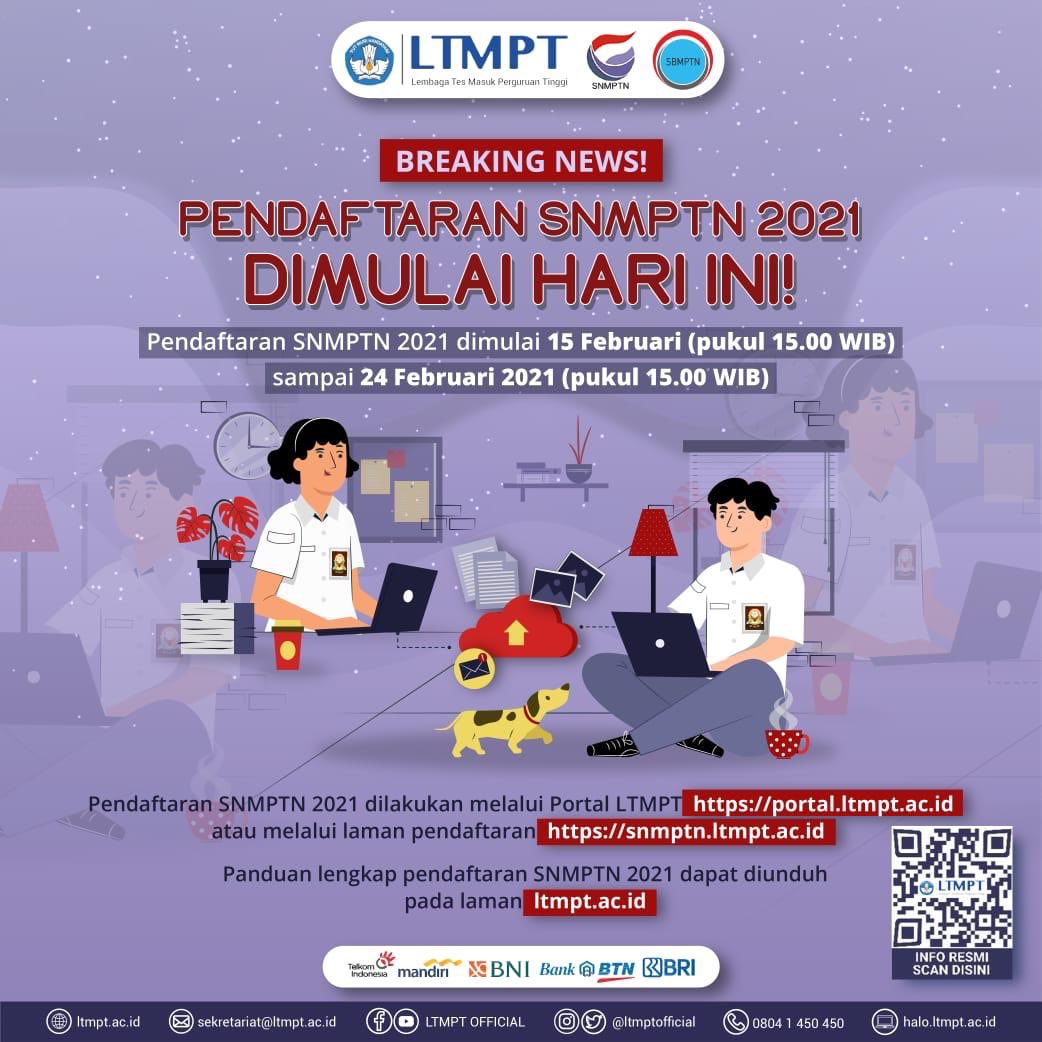 Jagoan Banten: Pendaftaran SNMPTN 2021 Resmi Dibuka. Berikut Cara ...
