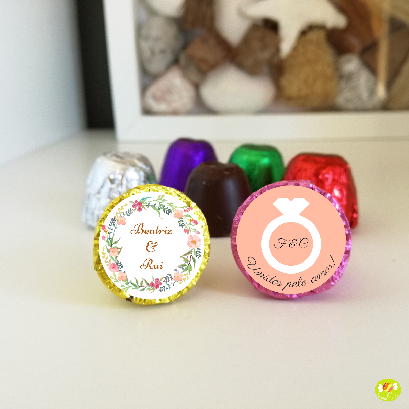 Novidade: bombons com rótulo personalizado - RAMOS DOCES