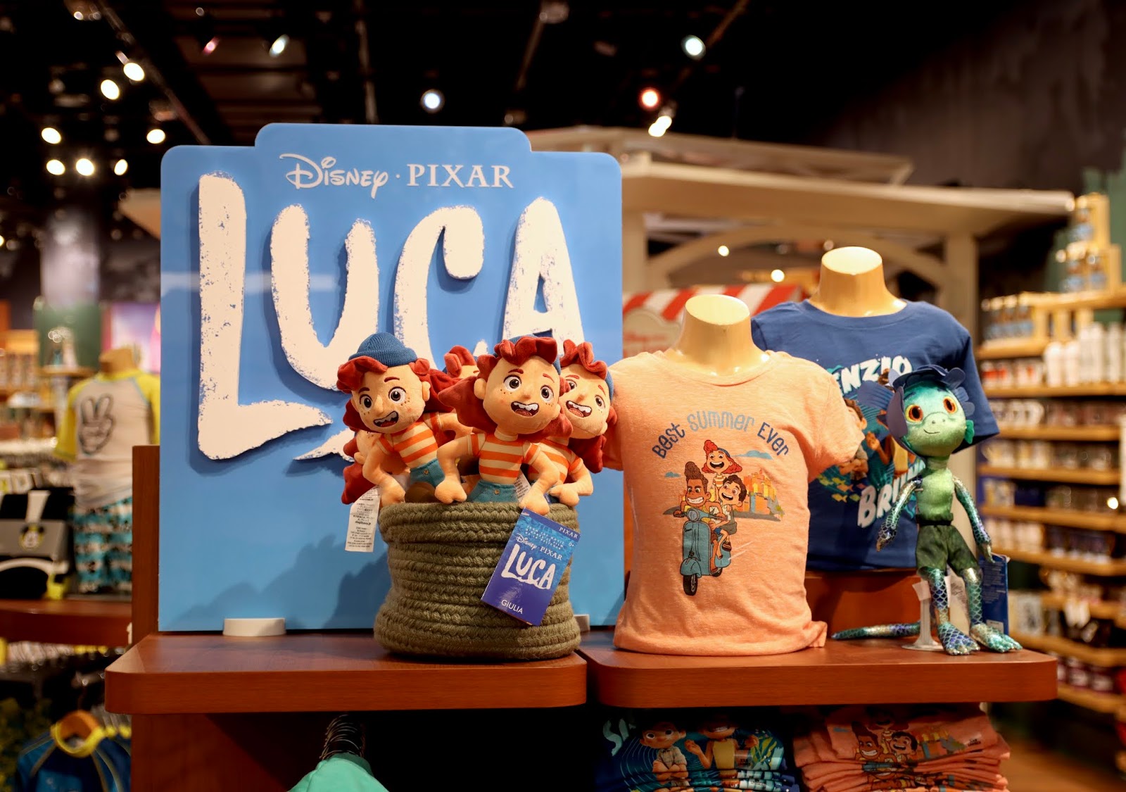Dan the Pixar Fan: Disney Store Pixar Luca Merch (Toys, Plush, Clothing ...