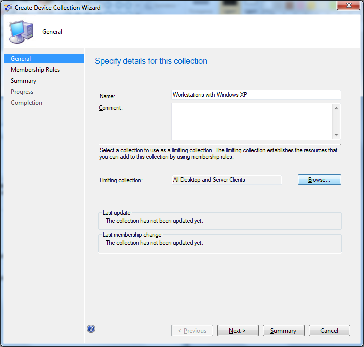 System Center Configuration Manager. Записки.: Collections. Коллекции.