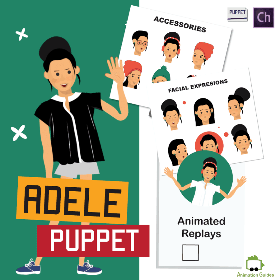 Animation Guides: Adele Female Puppet for Adobe Character Animator