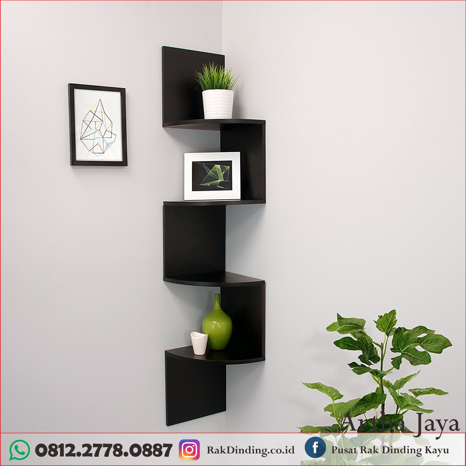 Rak Dinding Ambalan, Rak Dinding Dari Kayu, Rak Dinding Gantung, Rak ...