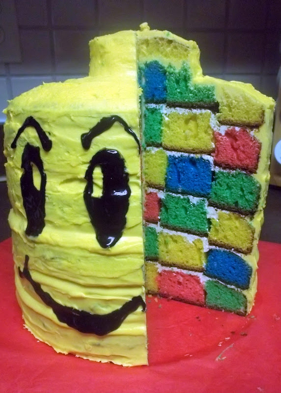 just.about.life: 6 Layer Lego Brick Cake!!