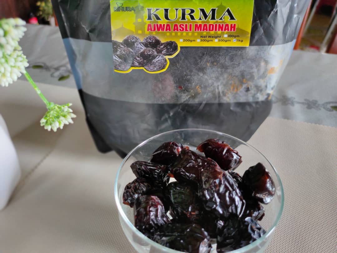KEBAIKAN KURMA AJWA ASLI MADINAH DARI RIHURA HERBS
