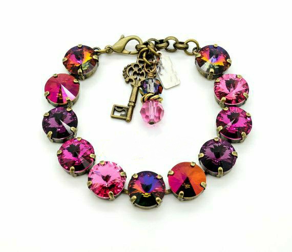 Crystal stone bracelet designs