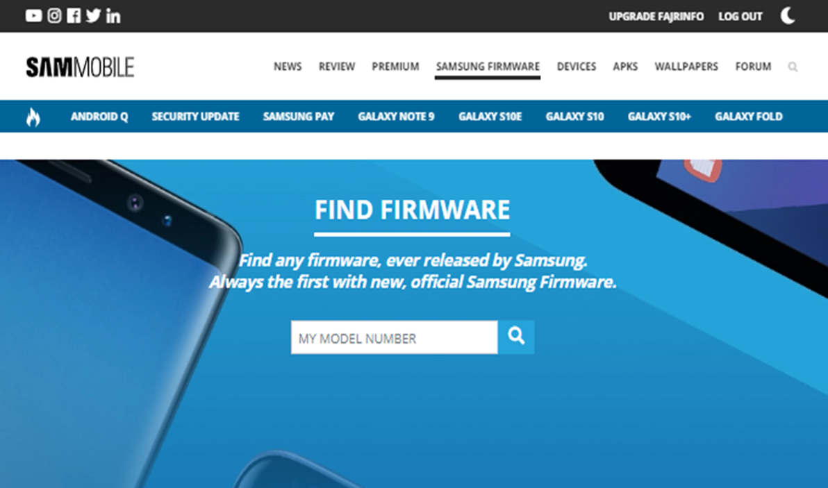 Cara Mudah Download Firmware Samsung Android Di Website Sammobile ...