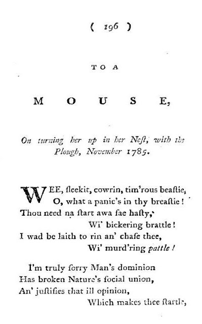 Archival Sources for ENGD18: Burns, Robert - "To a Mouse"