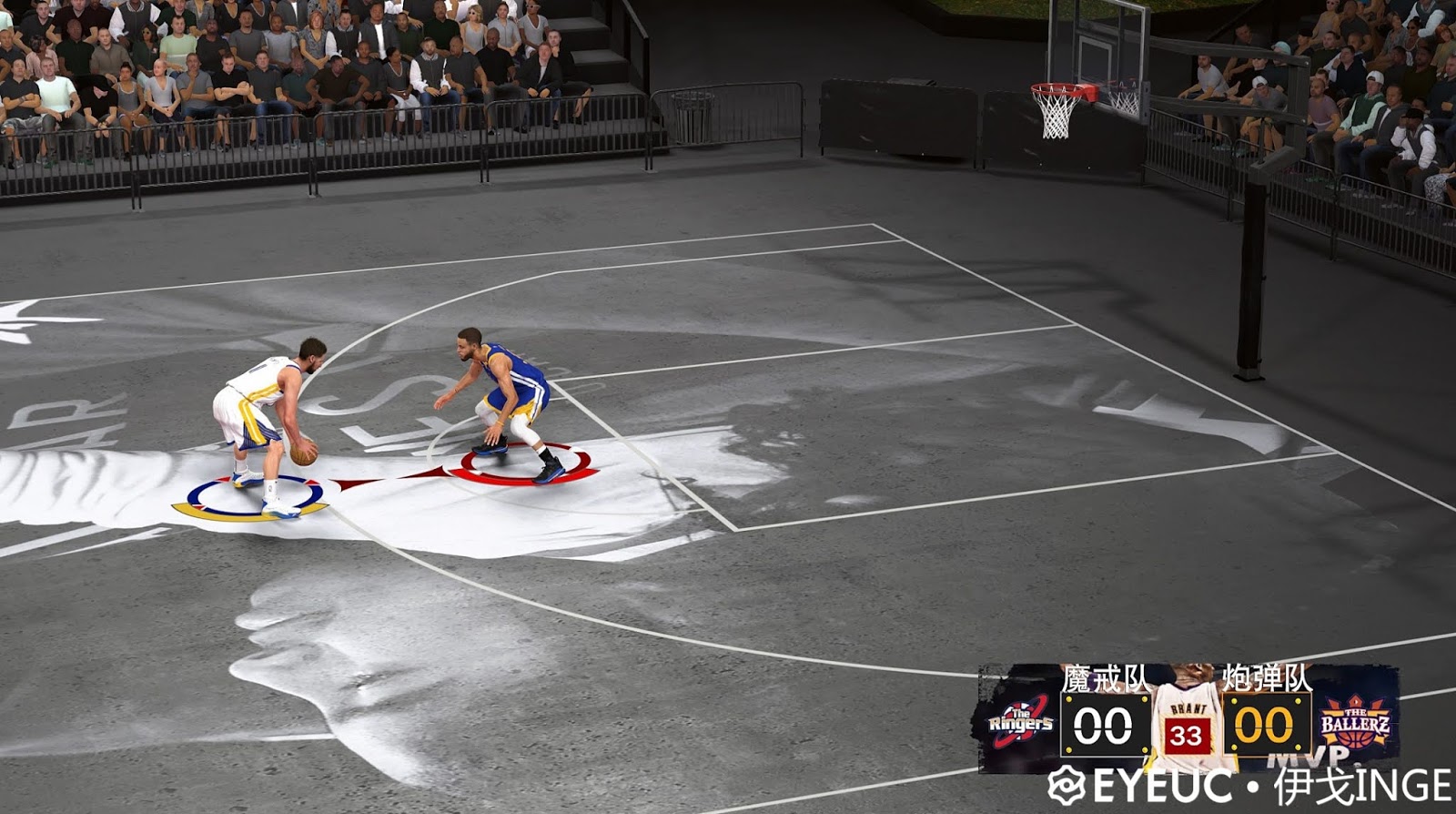 NBA 2K20 Custom Mamba Blacktop Scoreboard by 伊戈INGE