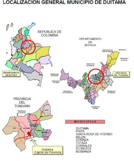 Duitama la perla de Boyaca: Localización de Duitama