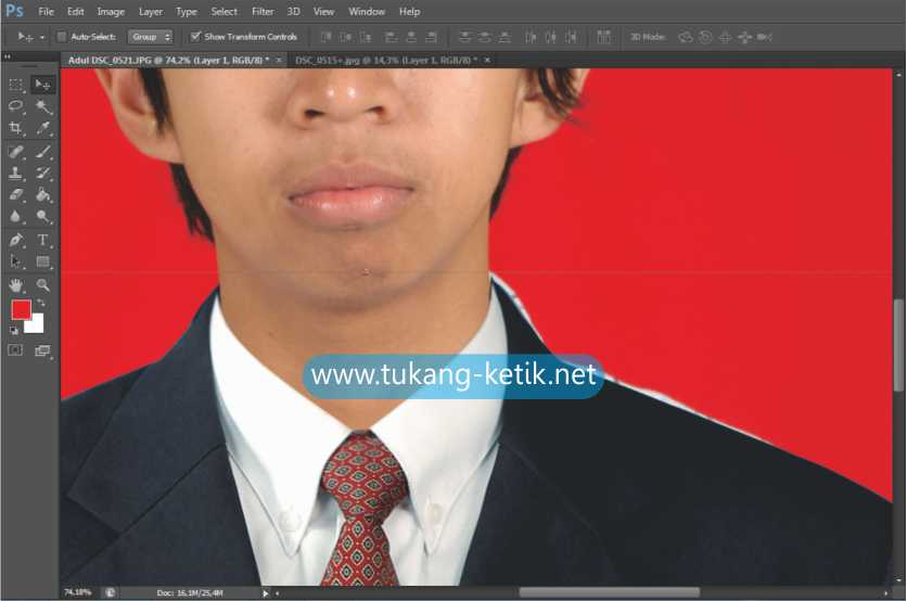 Cara Mudah Ganti Foto Pakai Kemeja dengan Jas di Photoshop | Tukang ...