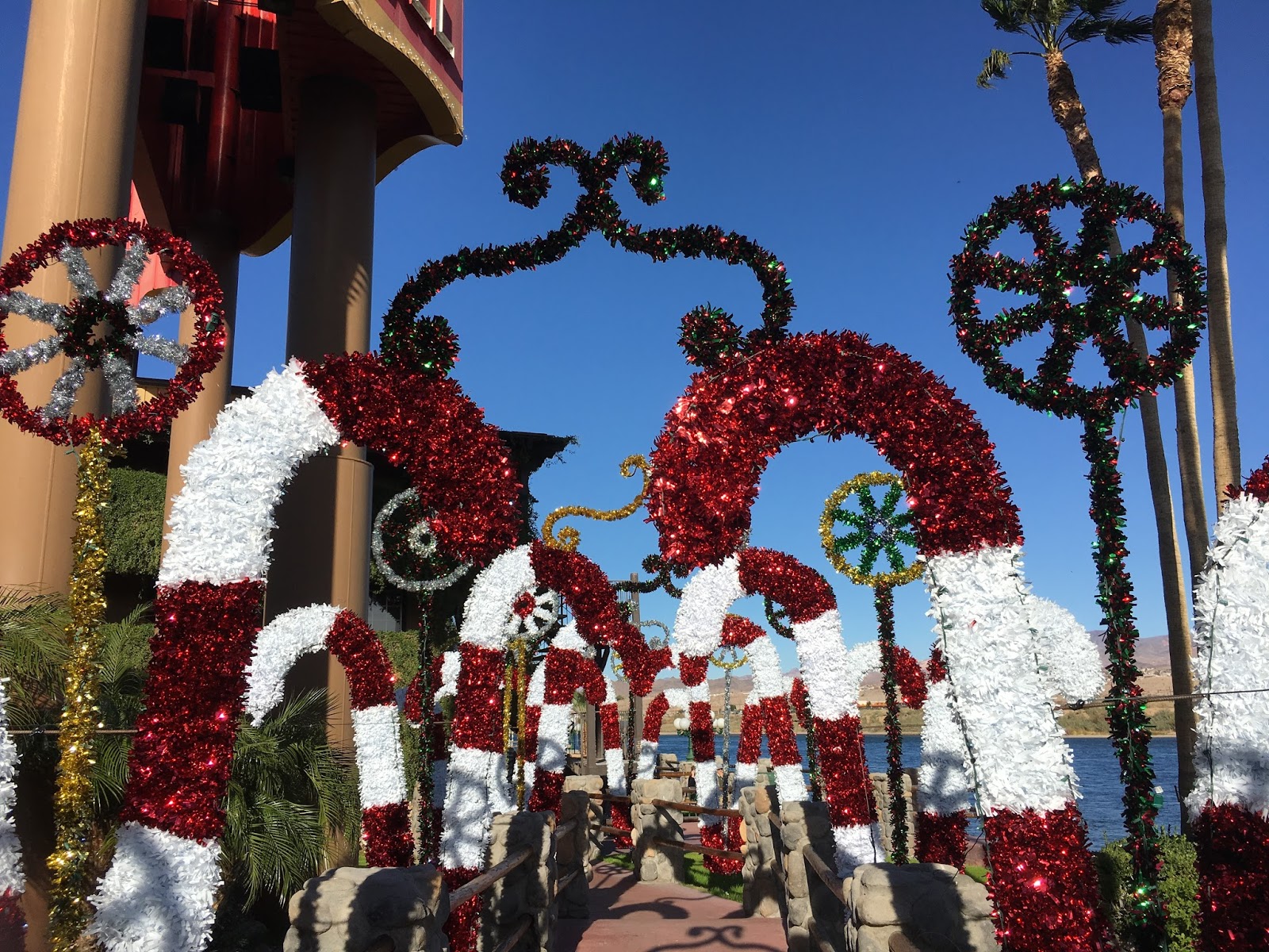 Laughlin Buzz: Candy Cane Lane on the Laughlin, NV Riverwalk