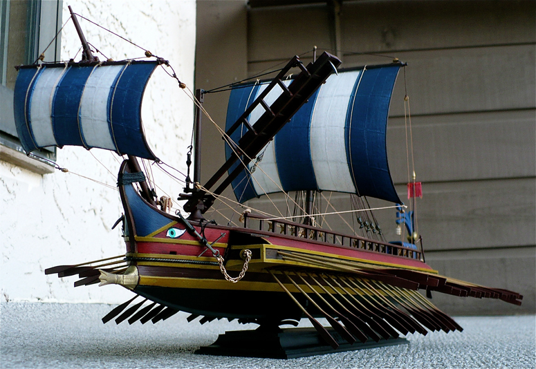 how to build a roman warship model - Long Boat Plans