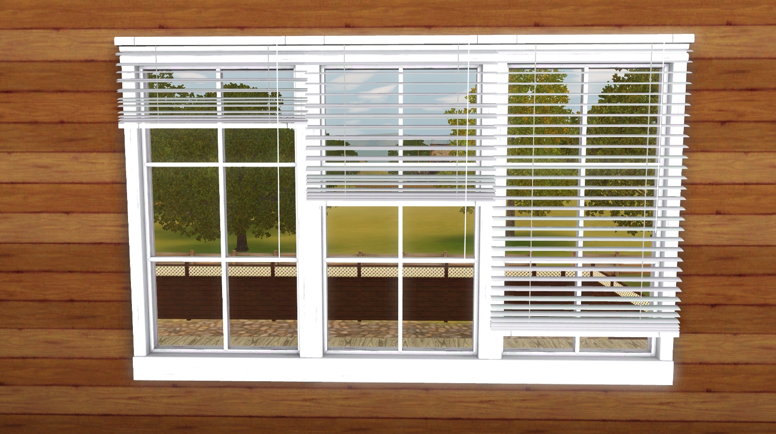 Corporation "SimsStroy": The Sims 3. Blinds horizontal move.