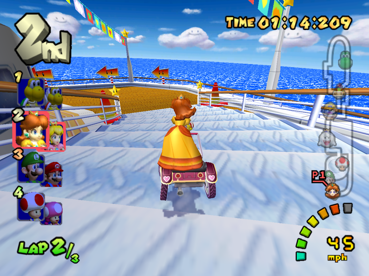 Princess Daisy Mario Kart Double Dash