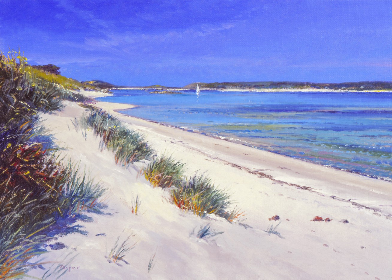 Ted Dyer, 1940 | Romantic Impressionist painter | Tutt'Art@