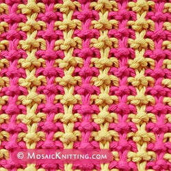 Three-and-One Tweed 🧶 Mosaic Knitting