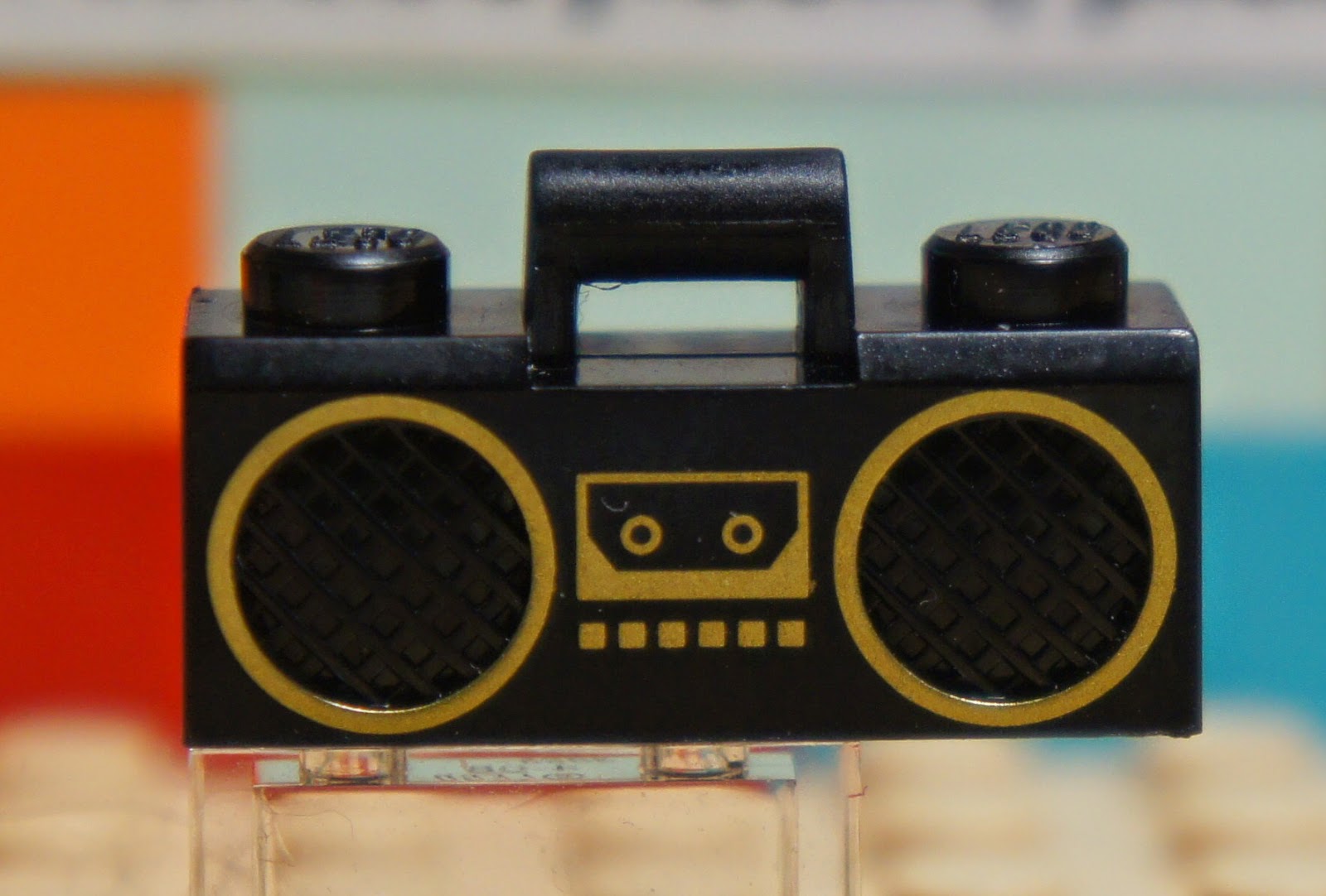 LEGO 93386 Black BOOMBOX Music Ghettoblaster Radio 1 x 3 x 1 no.1 ...