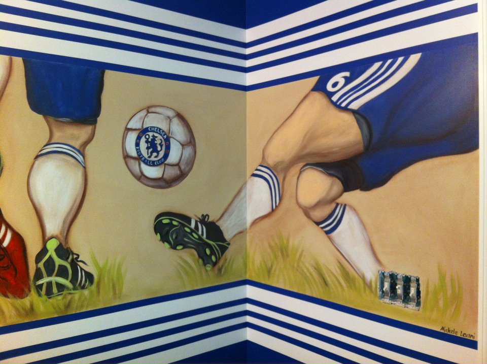 Michele Levani- Artist: "Chelsea Soccer Mural" by Michele Levani ...