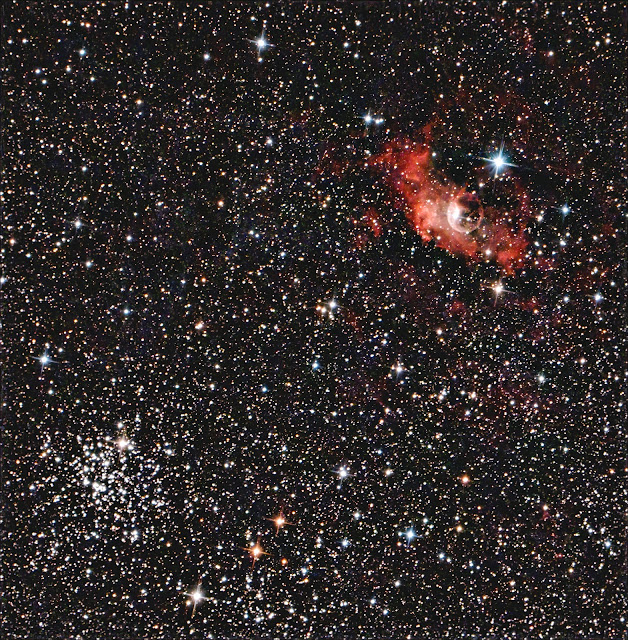 Astrophotography Andy's Adventures: M52 and the Bubble Nebula