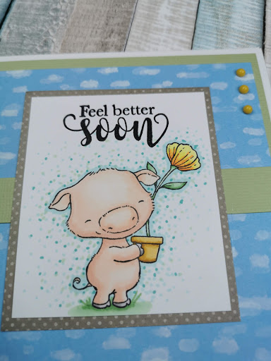 The Crafty Purple Frog: Feel better soon