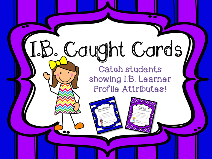 The Creative Counselor: I.B. Caught Showing Learner Profile Attributes!