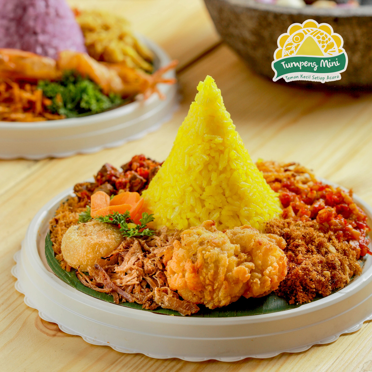 My Food Journey: Tumpeng Mini - Nasi Kuning