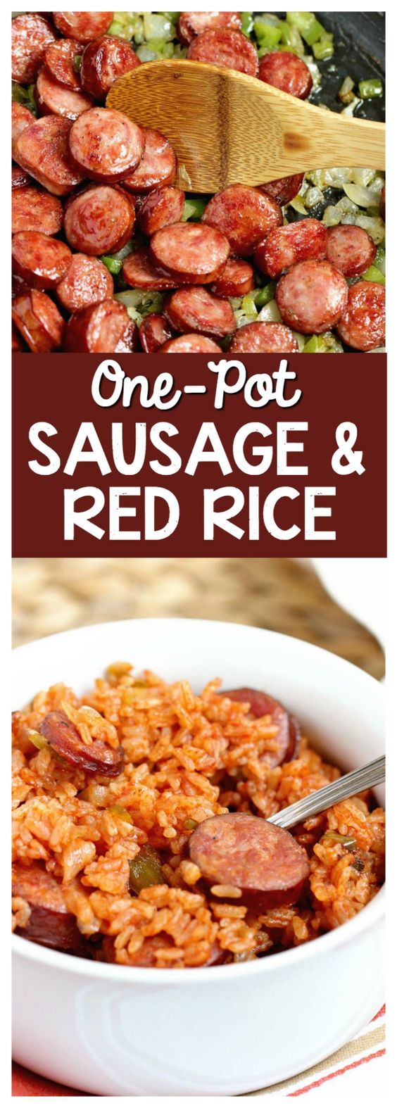 One-Pot Sausage and Red Rice - healthy dinner recipe