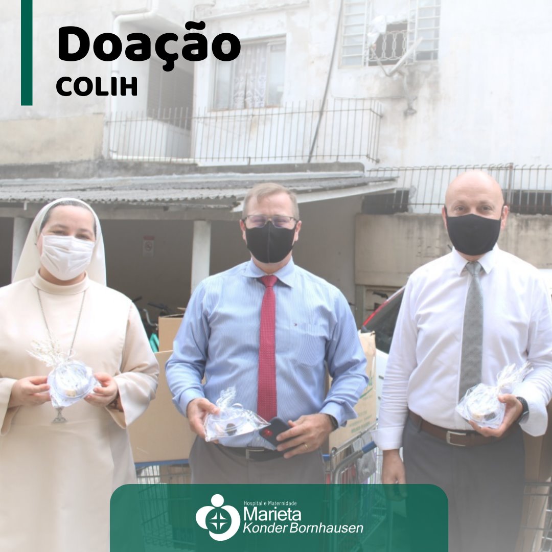 Colih entrega cartas e chocolates em hospital do Paraná