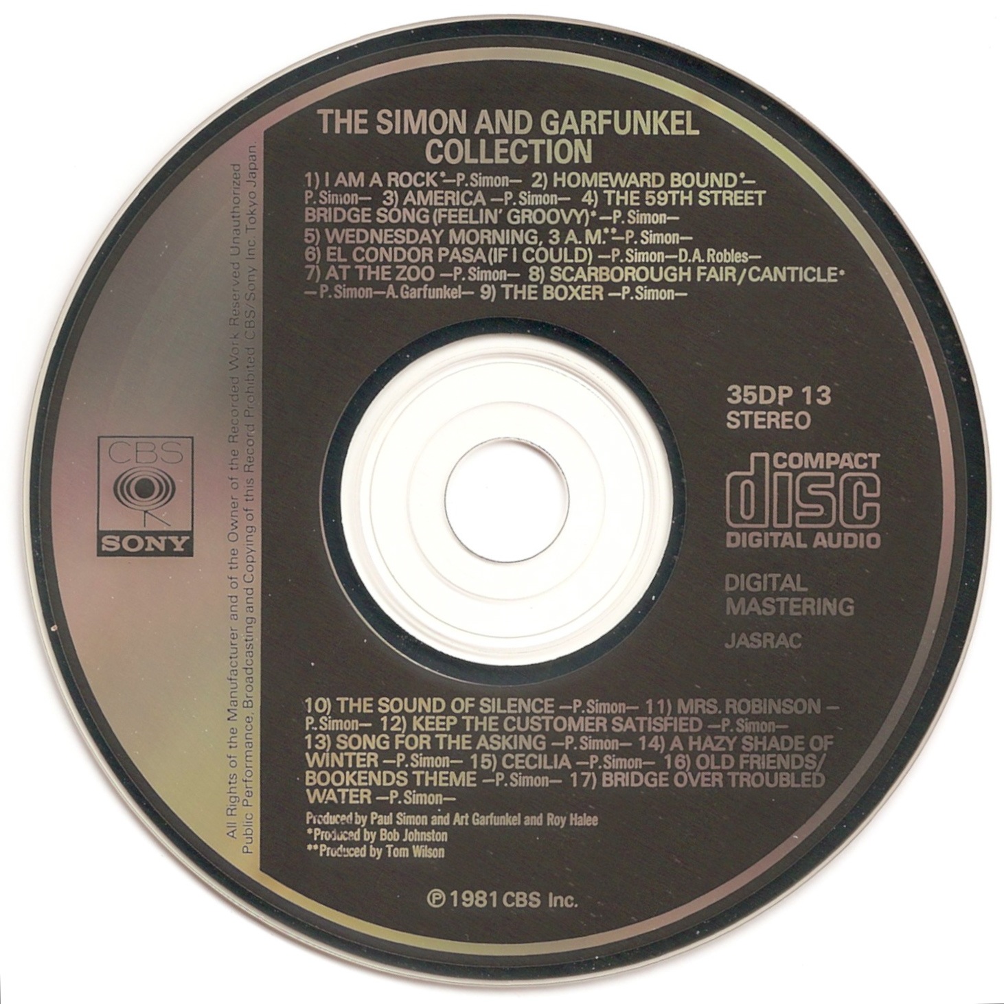 The First Pressing CD Collection: Simon and Garfunkel - The Simon and ...