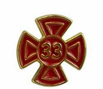 Broche do Grau 33°
