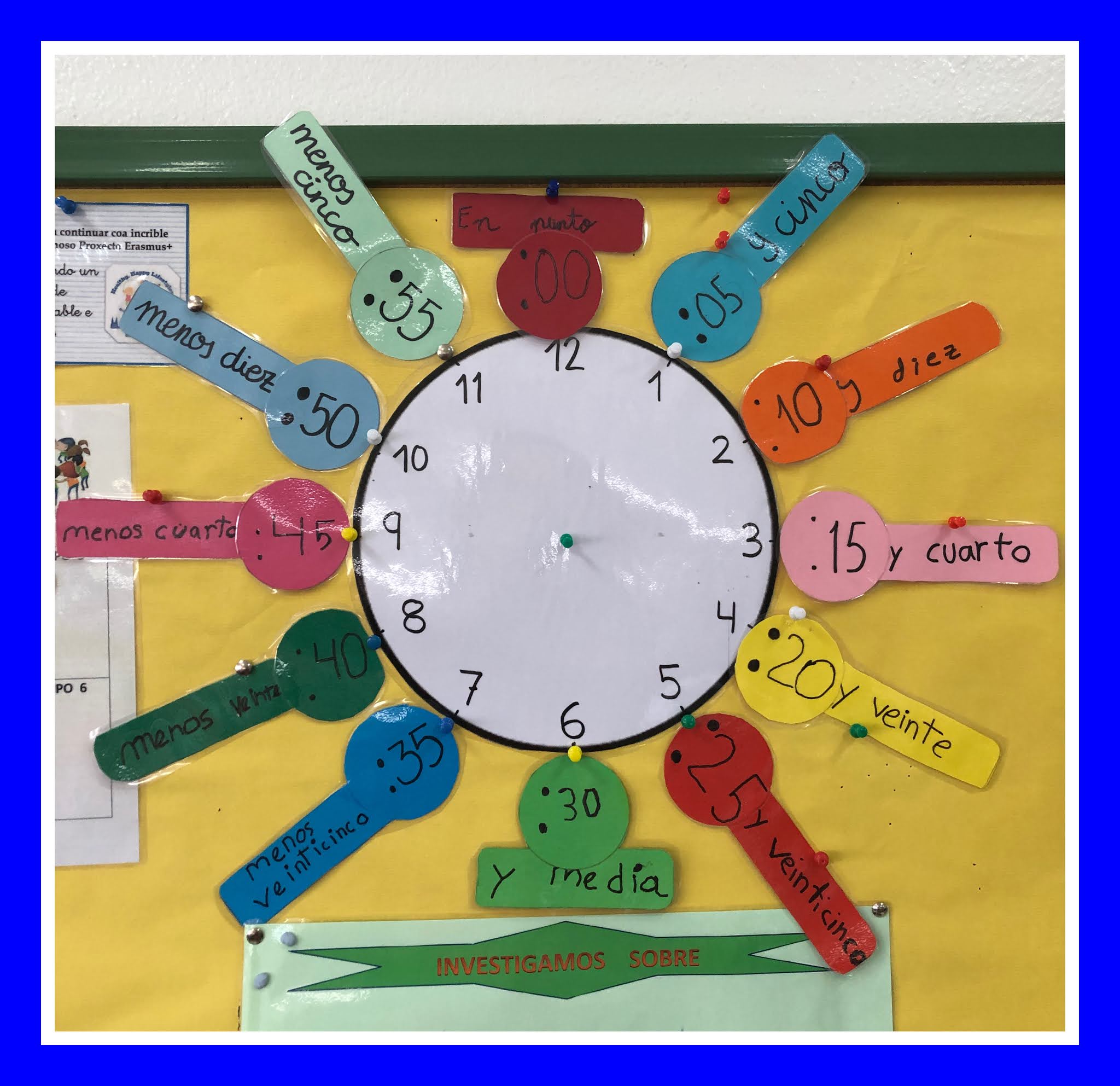 APRENDIENDO EN LA LUNA: EL RELOJ ANALÓGICO