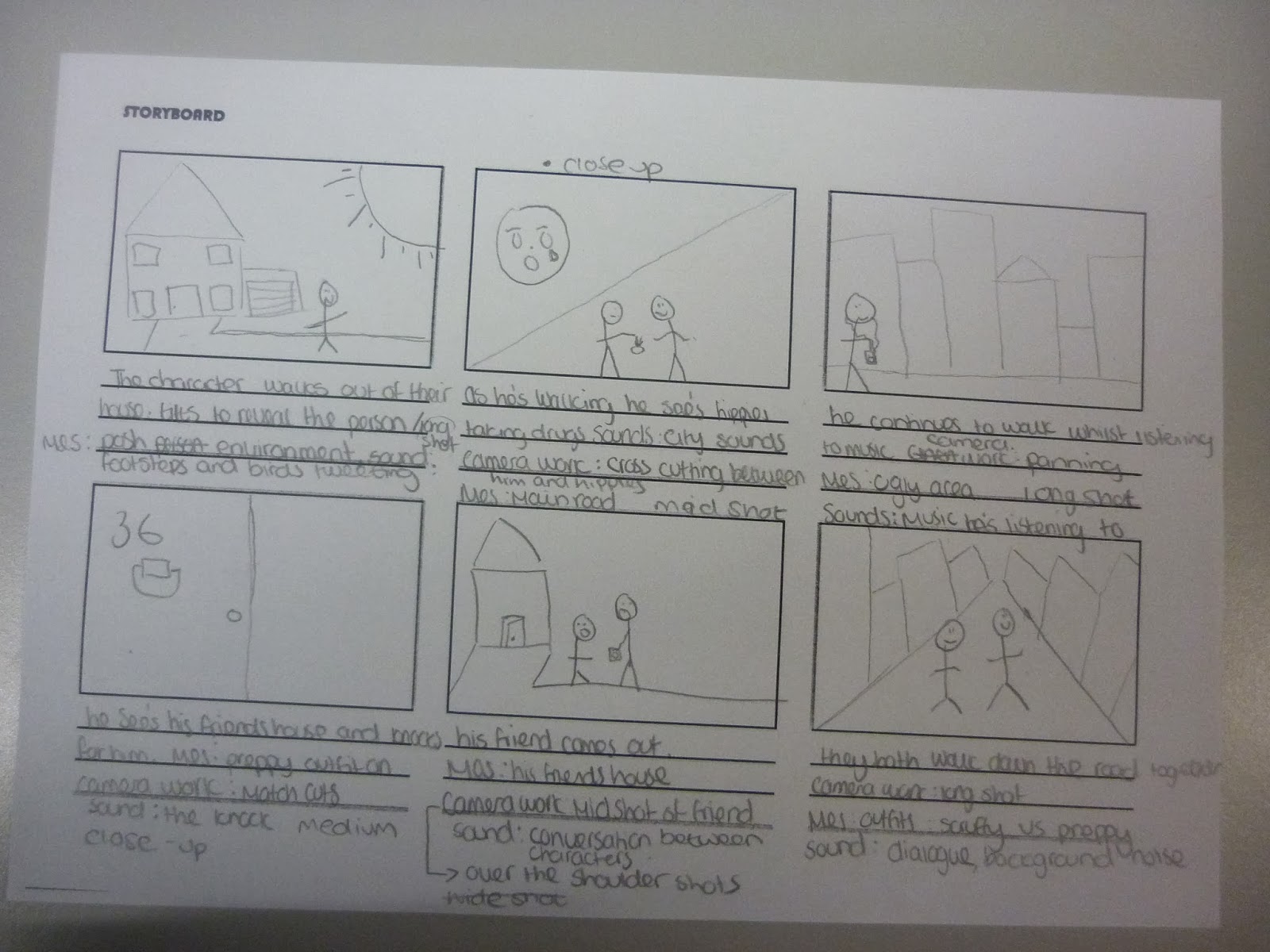 Group 44: Traveling and Arriving Storyboard