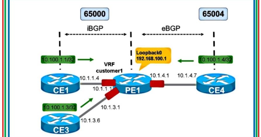Role of BGP Protocol in MPLS networks- MP-iBGP - The Network DNA