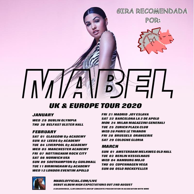 GuauMiauyMas: Mabel publicará "High Expectations" y vendrá de gira a España