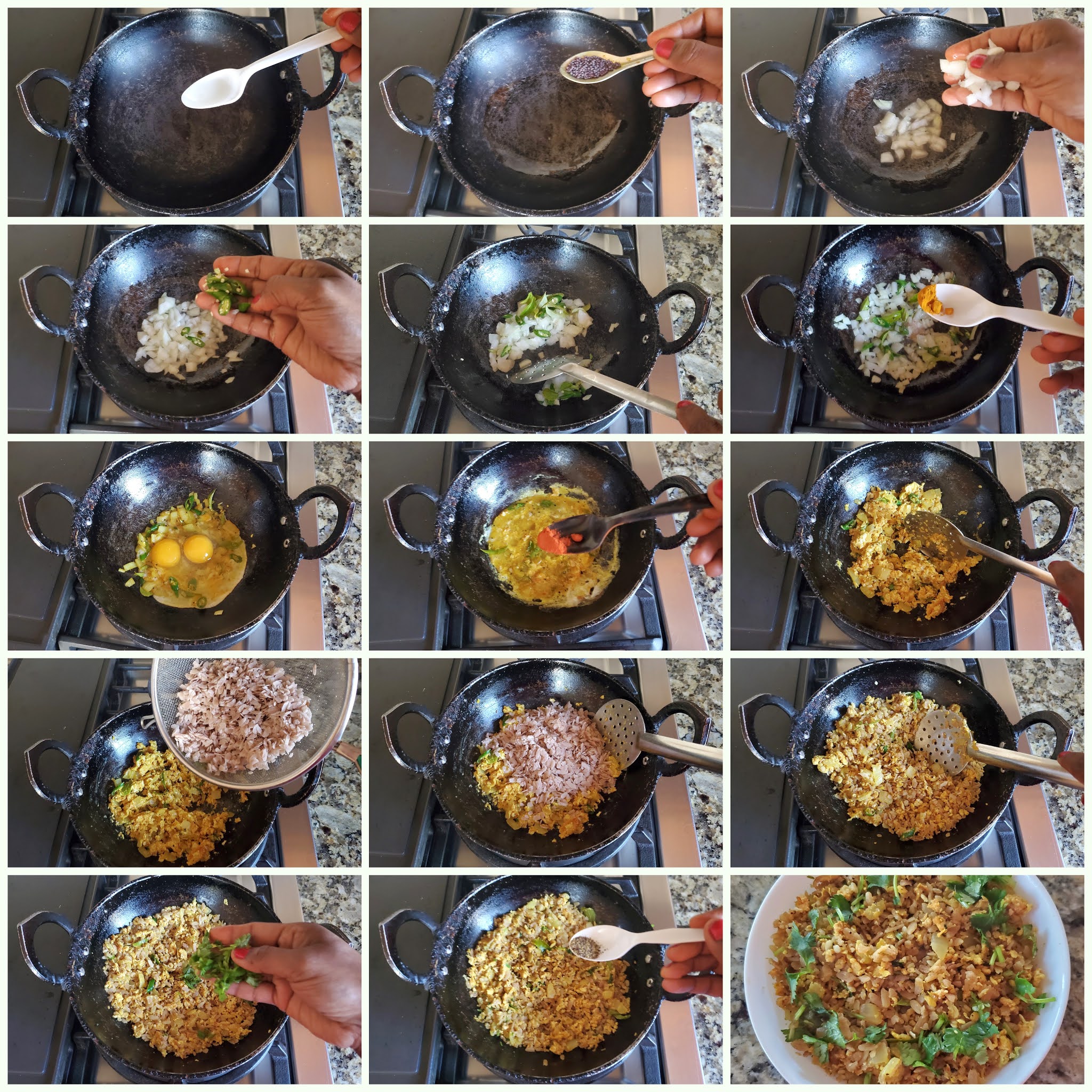 Sailaja Kitchen...A site for all food lovers!: Aval Egg Puttu / Poha ...