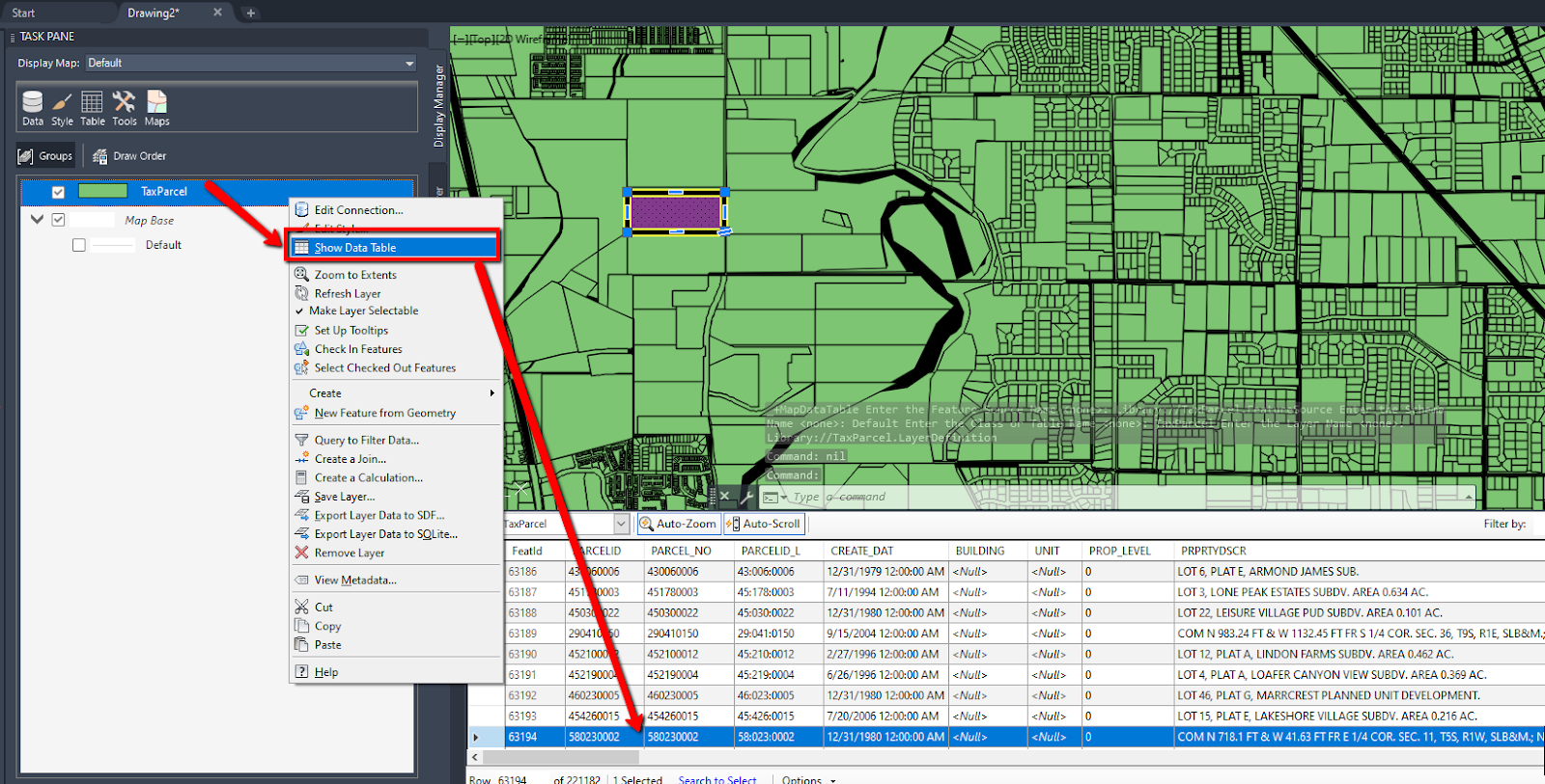 MAPWSPACE | GIS Integration with Civil 3D 2020