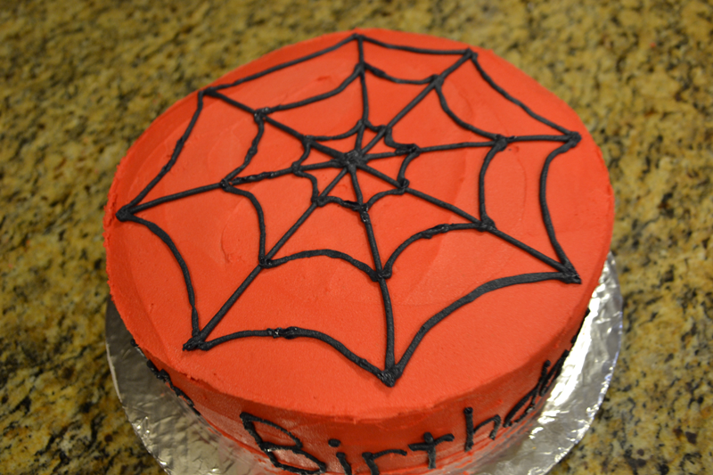 designed by Diana: Spider web cake