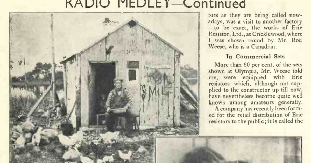 Irish Broadcasting History & Hall of Fame: The Lough Beg Wireless of 1932