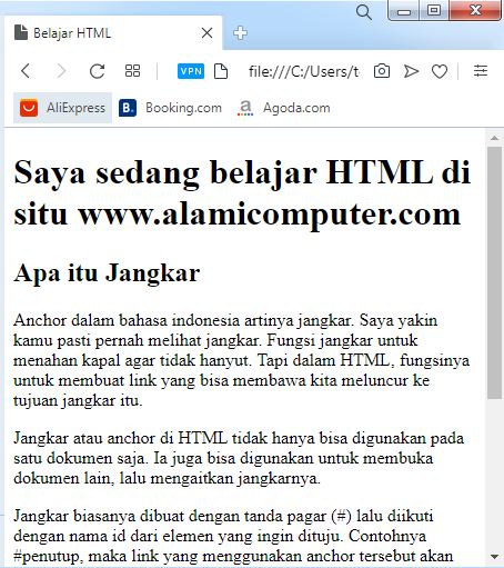 Paragraf Anchor Element ~ Alami Computer