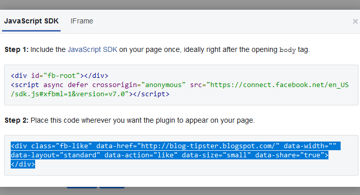 How To : Adding Facebook Like Button On Blogger's Each Post. - Blog Tipster