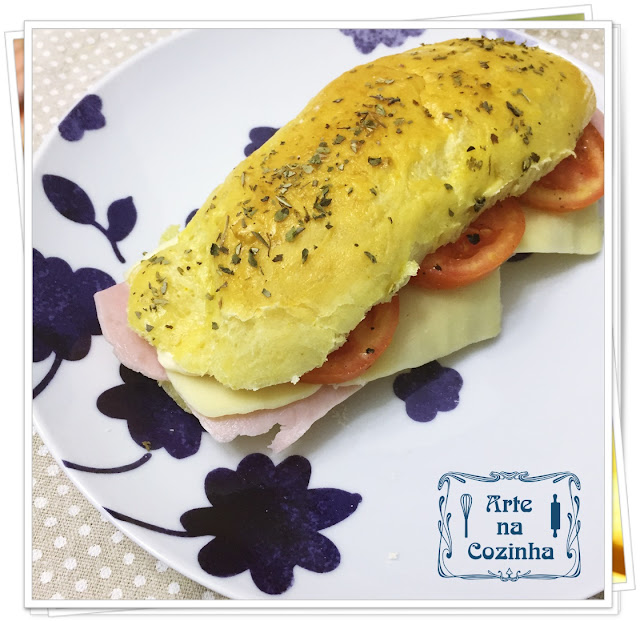 Arte na Cozinha: Pão tipo Subway