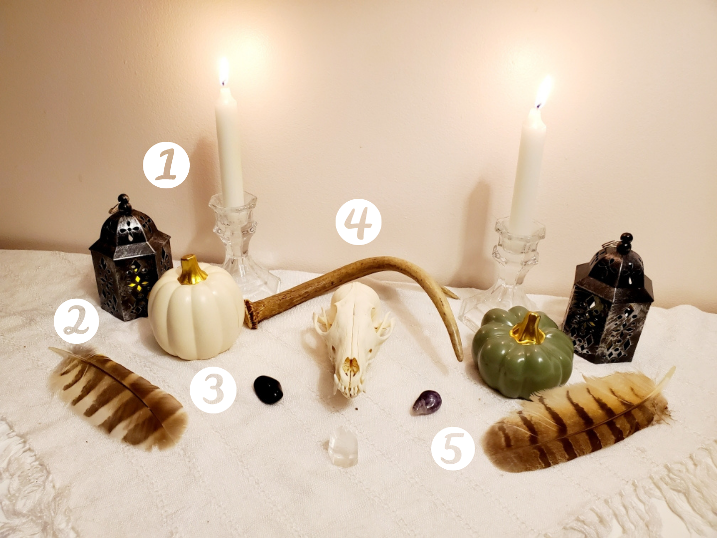 Flying the Hedge: Samhain Altar 2020