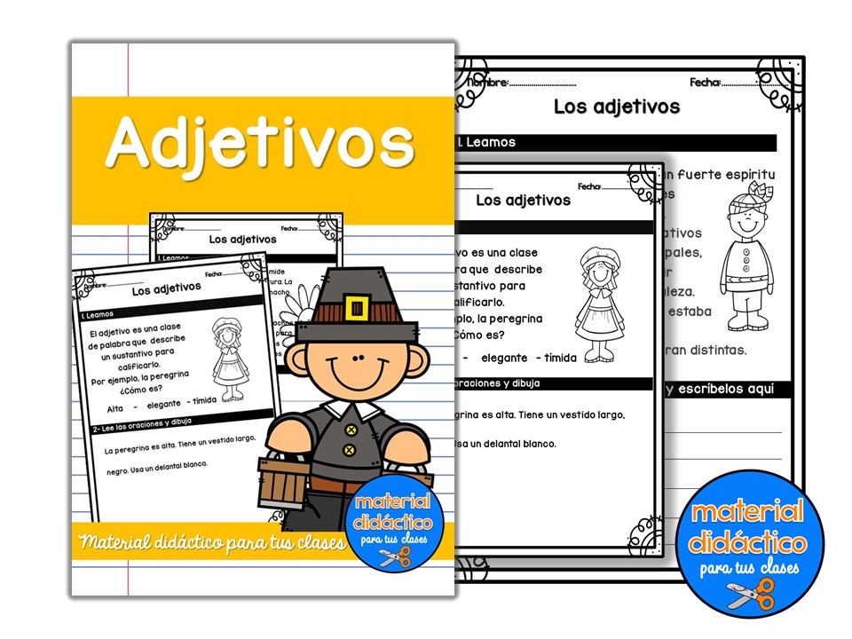 Los sustantivos, adjetivos y verbos en acción de gracias - Material ...