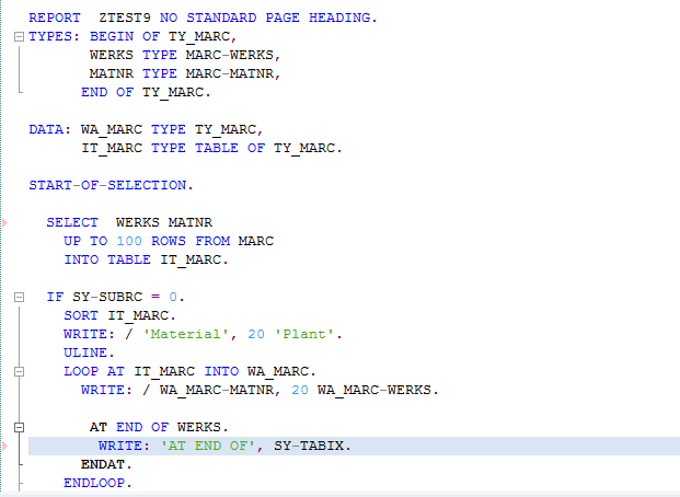 SAP ABAP TECH: Types Of Control Break Statements in SAP ABAP