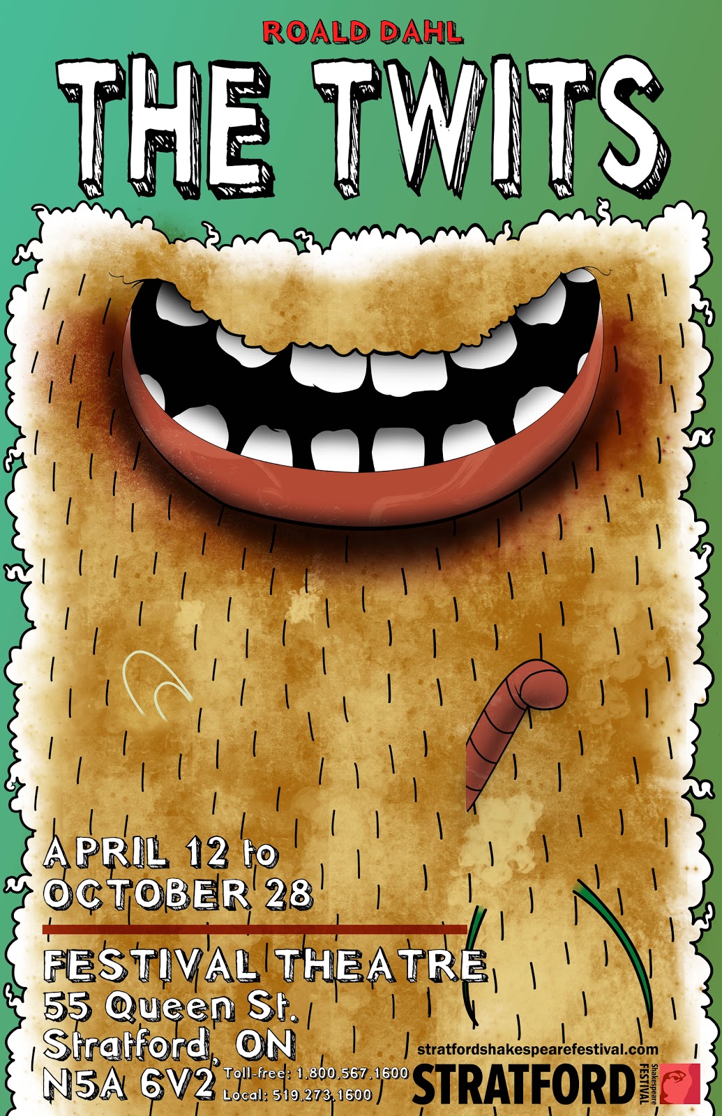 Alex Kwan Illustrations: The Twits Sample Poster