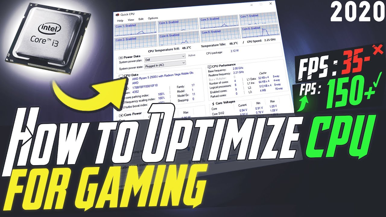 🔧How To Optimize CPU For Gaming In 2020 | Increase CPU Performance ... 🔧How To Optimize CPU For Gaming In 2020 | Increase CPU Performance ...