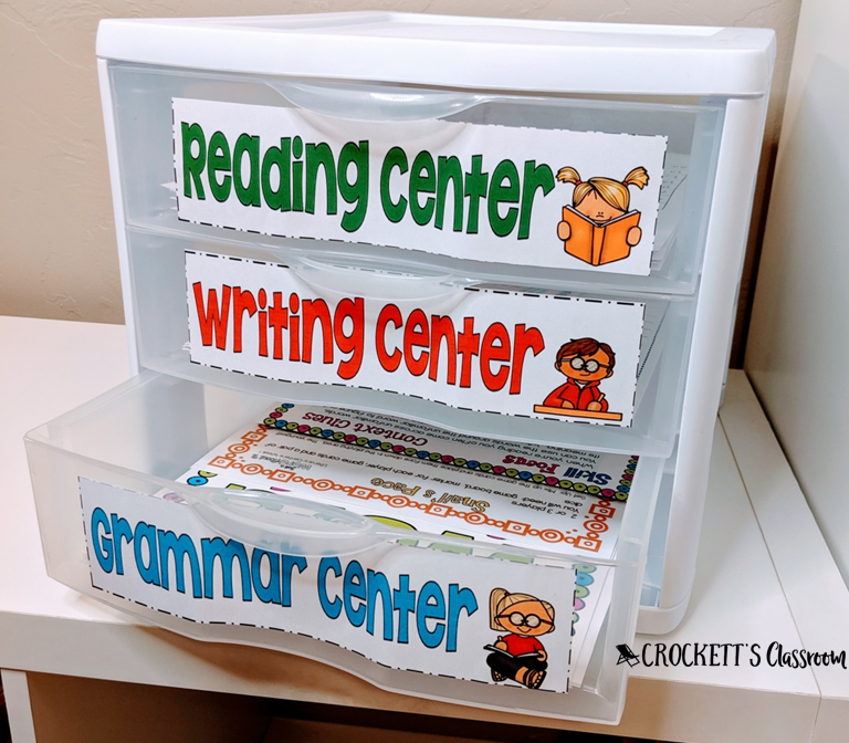 Easy, Inexpensive, and Efficient Ways to Organize Literacy Centers ...