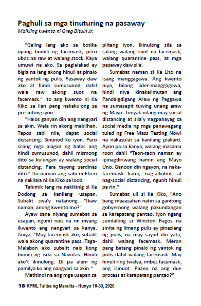 Mga Kwento ni Ka Gorio: Paghuli sa mga tinuturing na pasaway Mga Kwento ni Ka Gorio: Paghuli sa mga tinuturing na pasaway