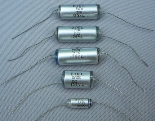 Electrical capacitors: Polystyrene capacitors